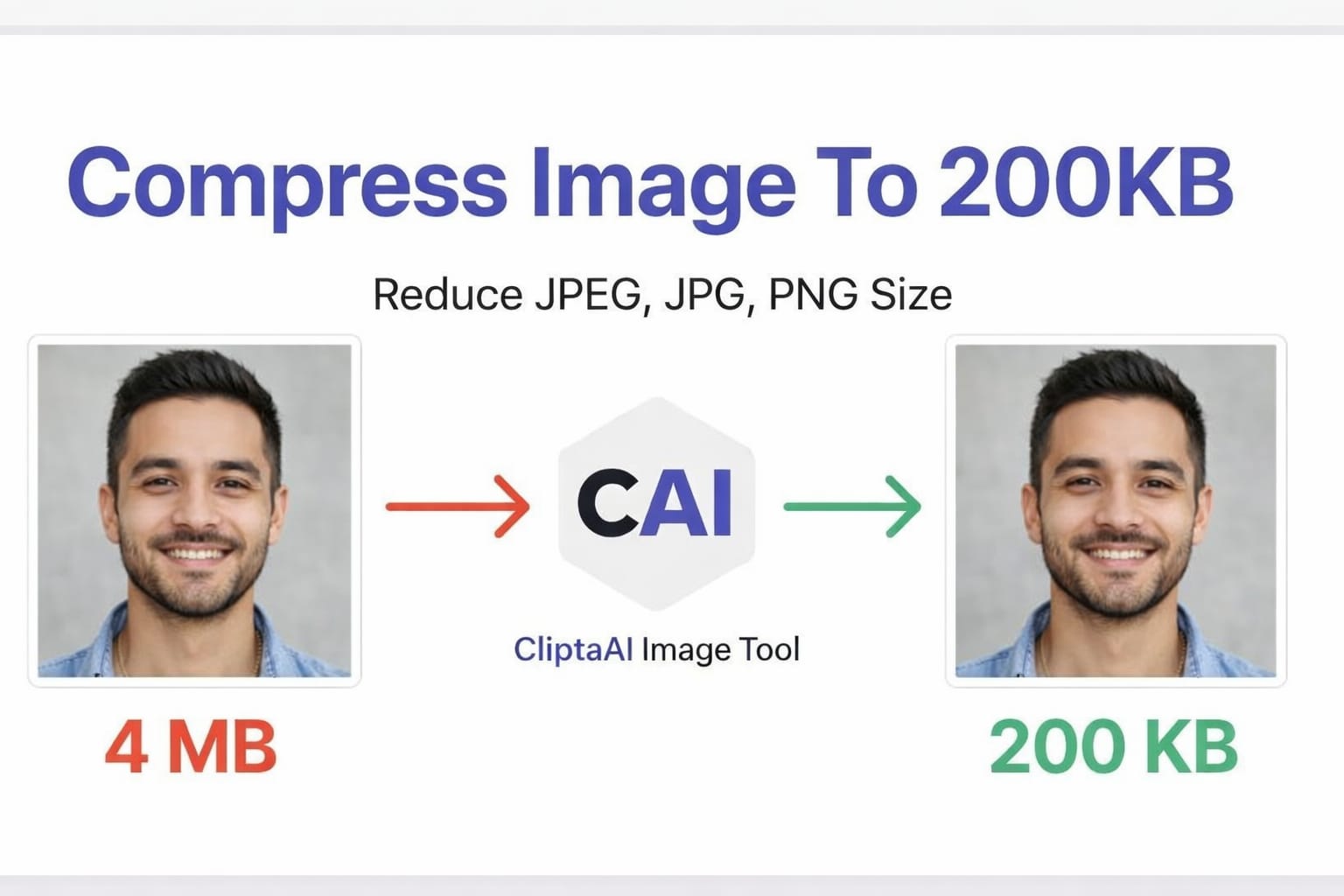 Compress to 200KB – clipta ai